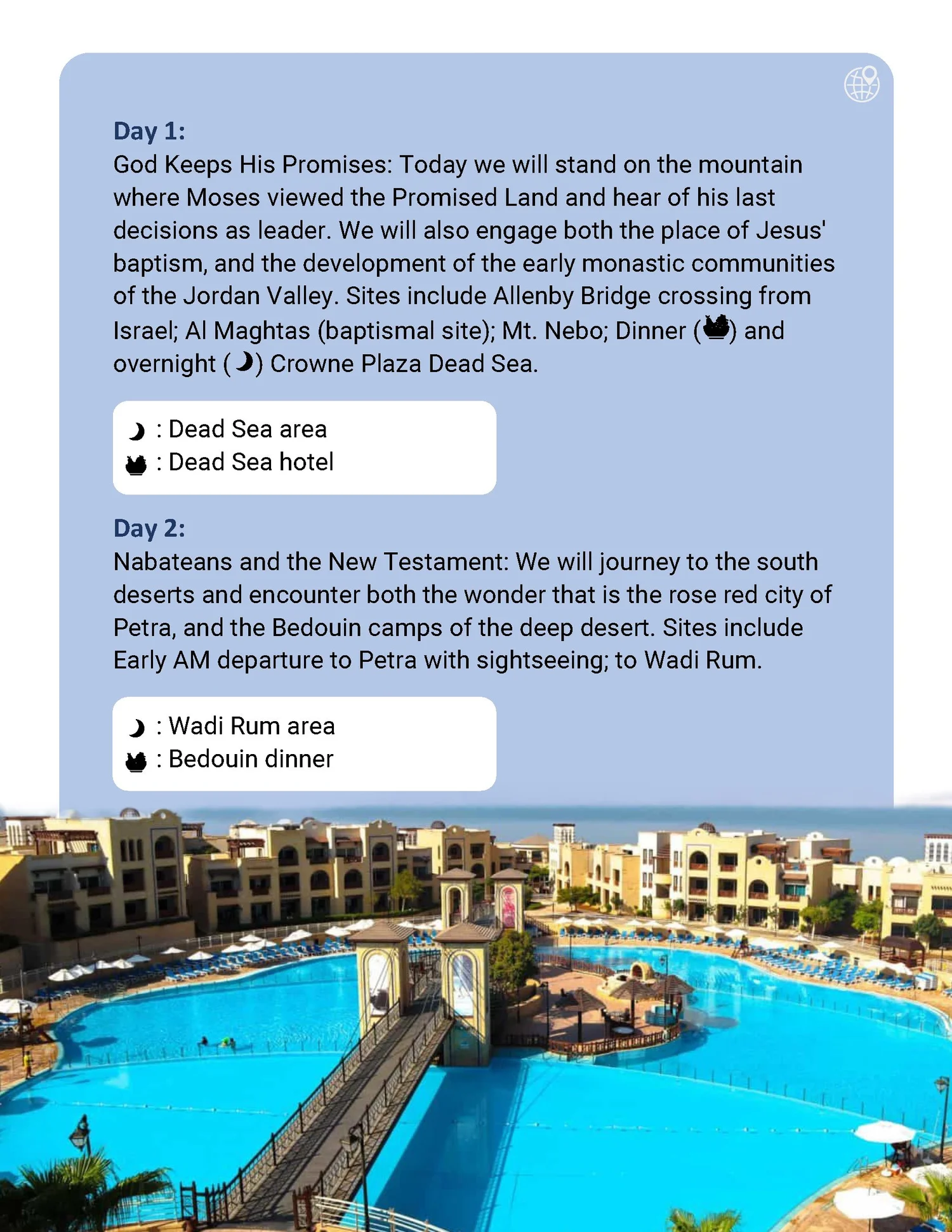 Jordan Extension — Christian Travel Study Programs, Inc.