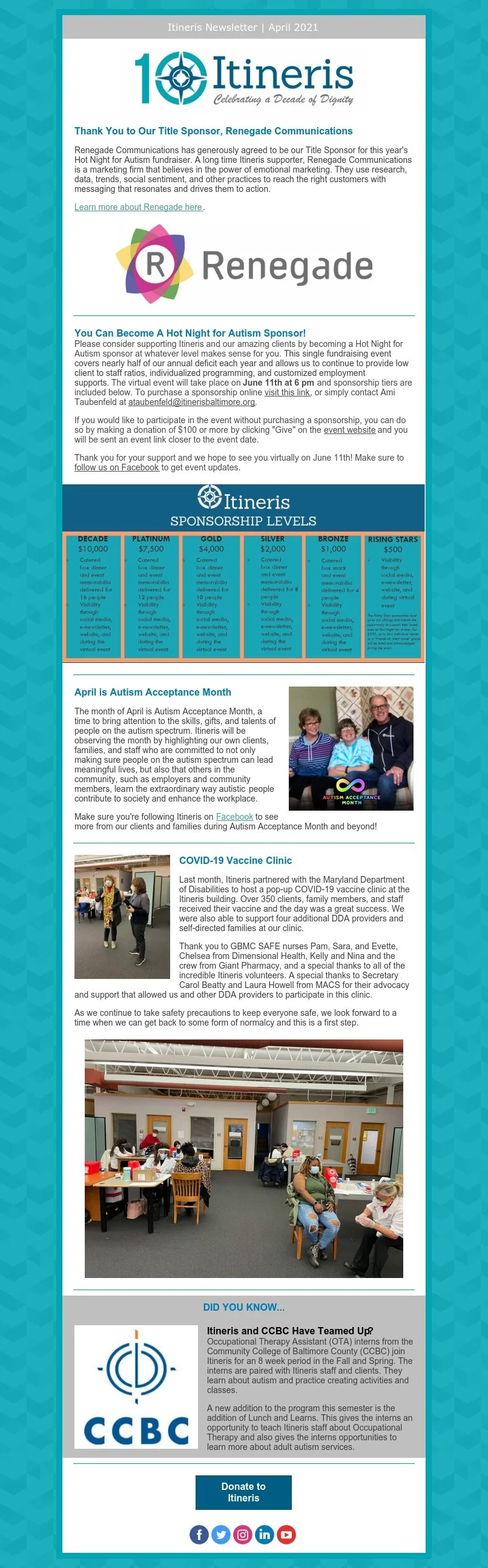 E-newsletter Archive — Itineris Baltimore