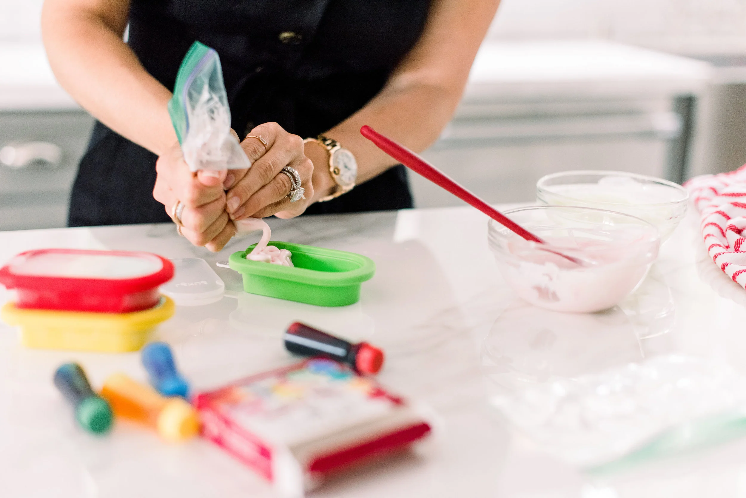 Sneaking In The Good Stuff: Stackable Popsicles! — The Happy Place