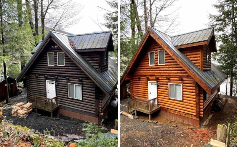 Log Home Restoration & Repair | Woodworks Log Home Restoration