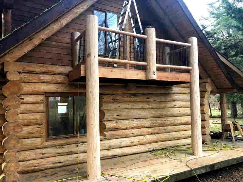 Log Home Restoration & Repair | Woodworks Log Home Restoration