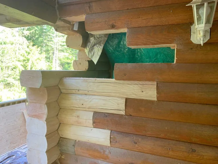 Log Home Restoration & Repair | Woodworks Log Home Restoration