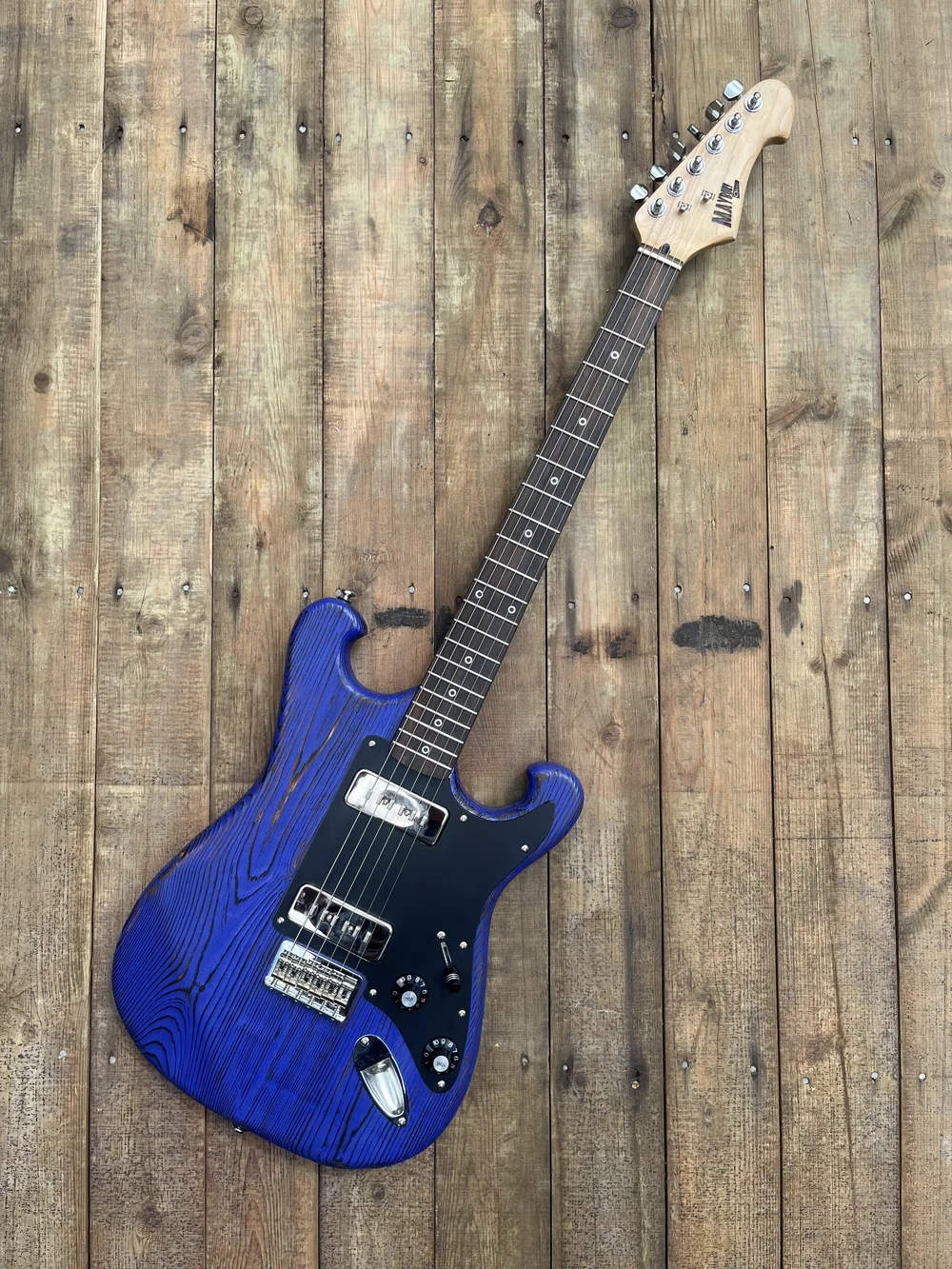 Blue Fish Hook S-type Upscaler — Maybury Guitars