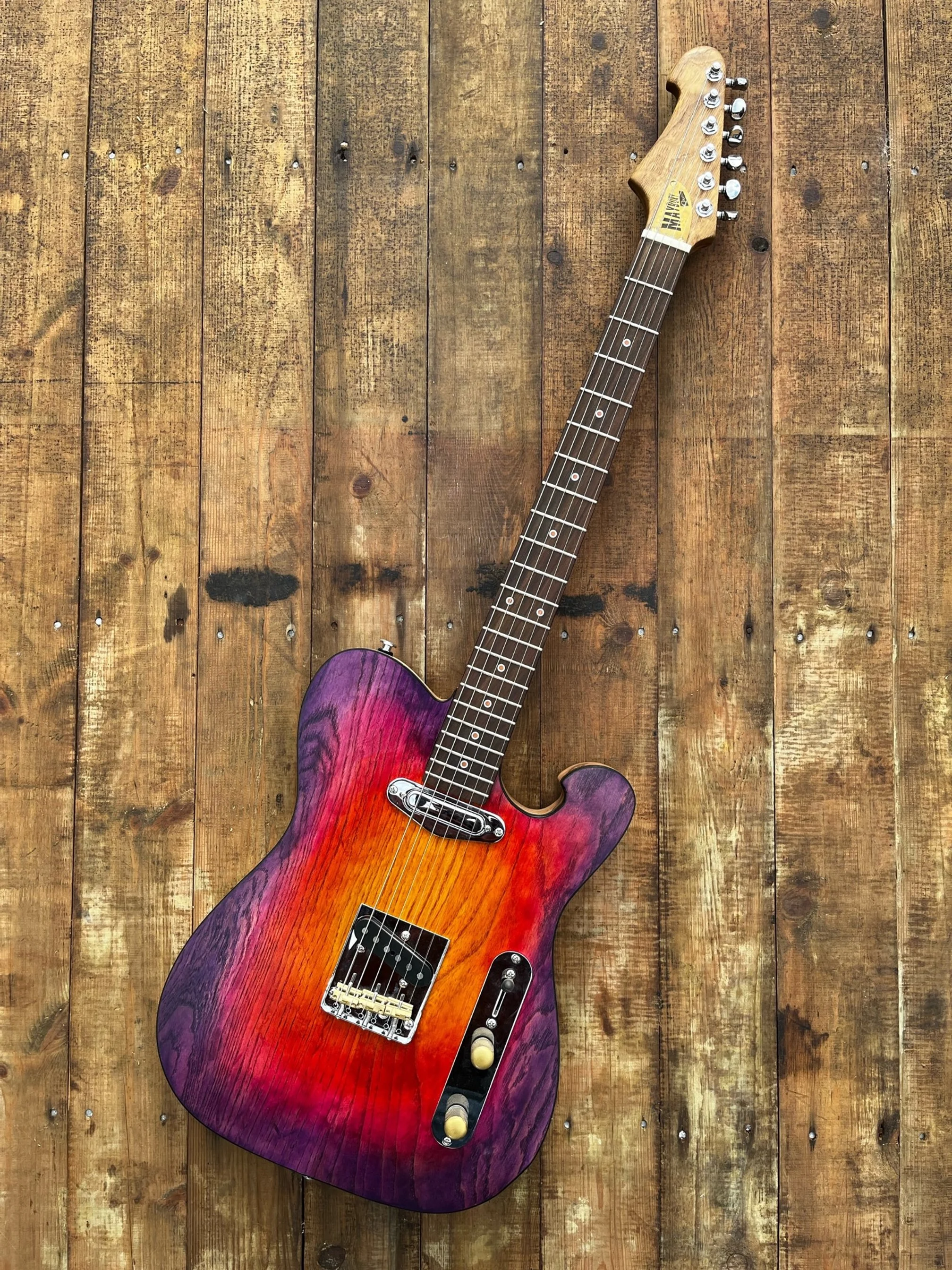 Sunset Burst Fish Hook T-Type — Maybury Guitars
