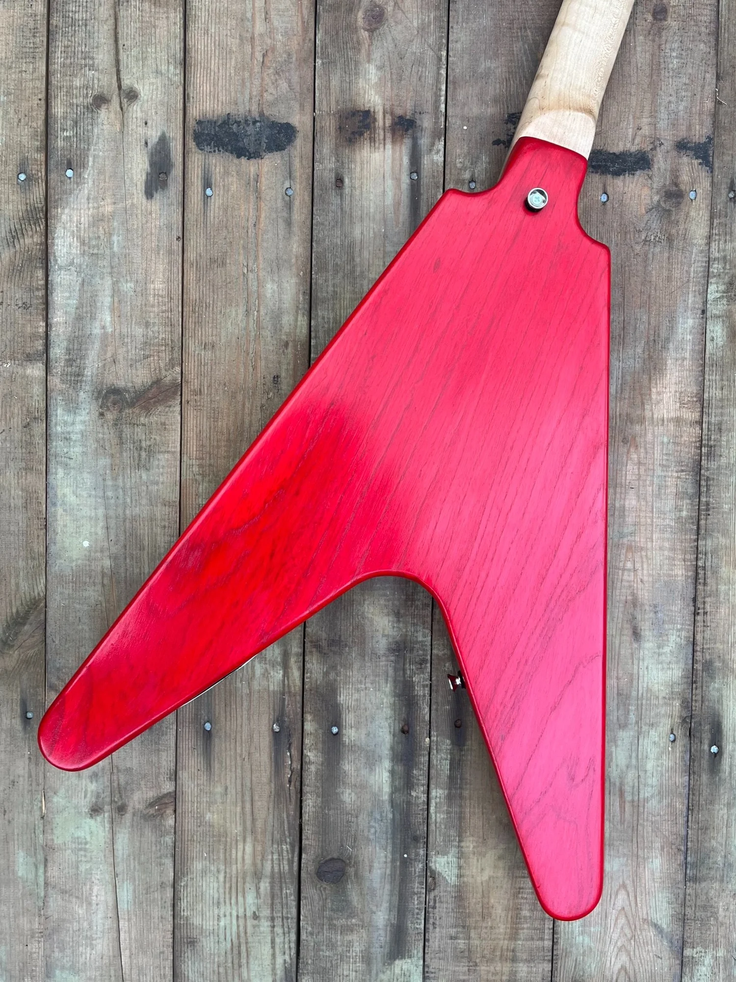 Red Flying V — Maybury Guitars