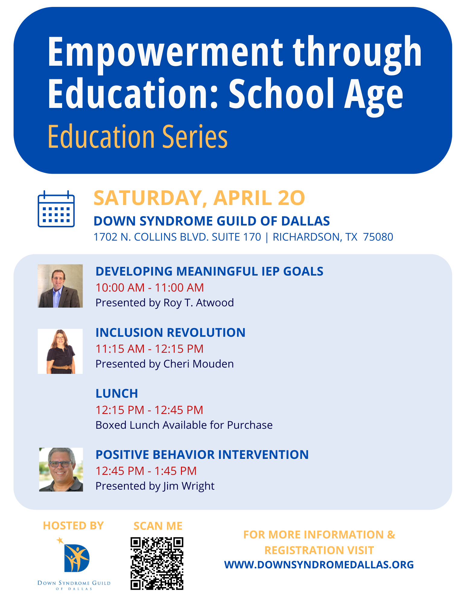 Empowerment through Education: School Age Education Series — Down ...