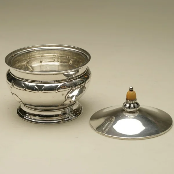 Grann & Laglye Sterling Silver Covered Dish with Liner - Gallery925