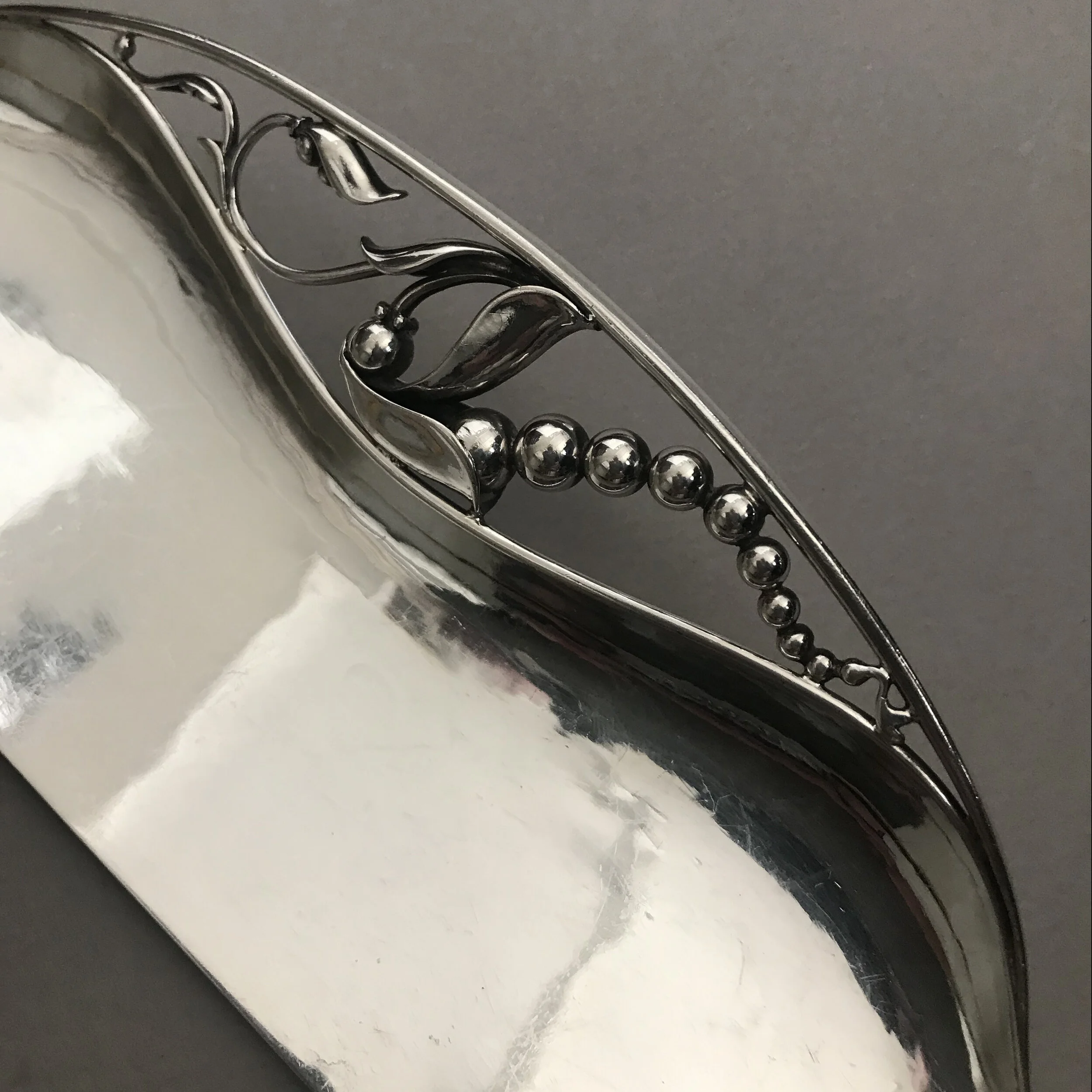 Georg Jensen Sterling Silver Ornamental Table Crumber No.359 - Gallery925