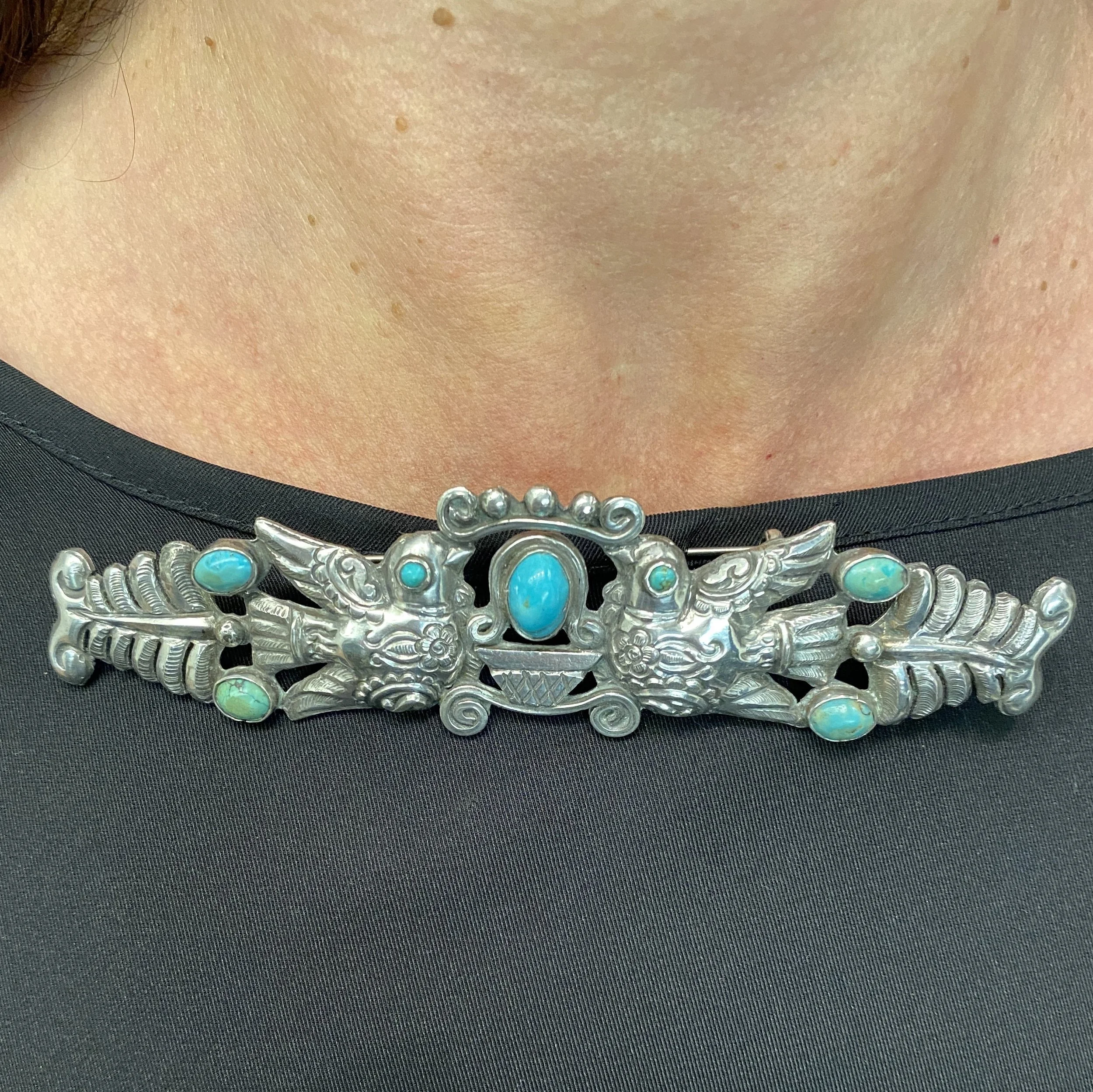 Georg Jensen Early 830 Silver "Owl" Brooch No 44 - Gallery925