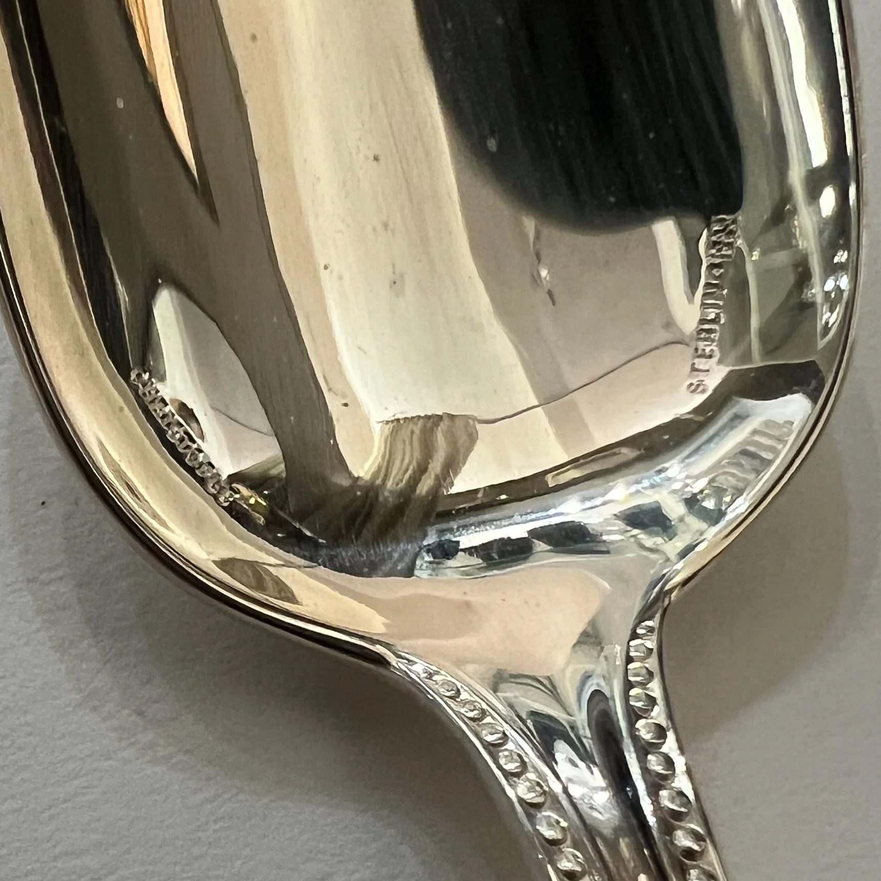 Estate Christofle Sterling Silver 'Perles' Pattern Service of 12 with ...