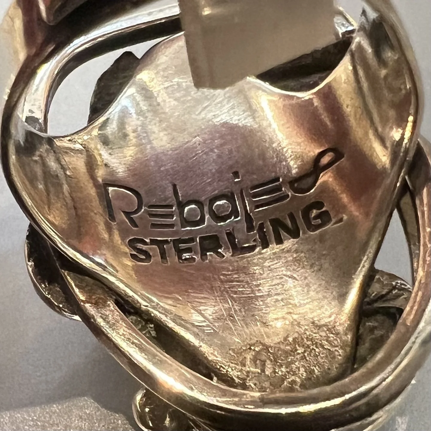 One of a Kind Sterling Silver Brutalist Ring by Rebajes Style 1 ...