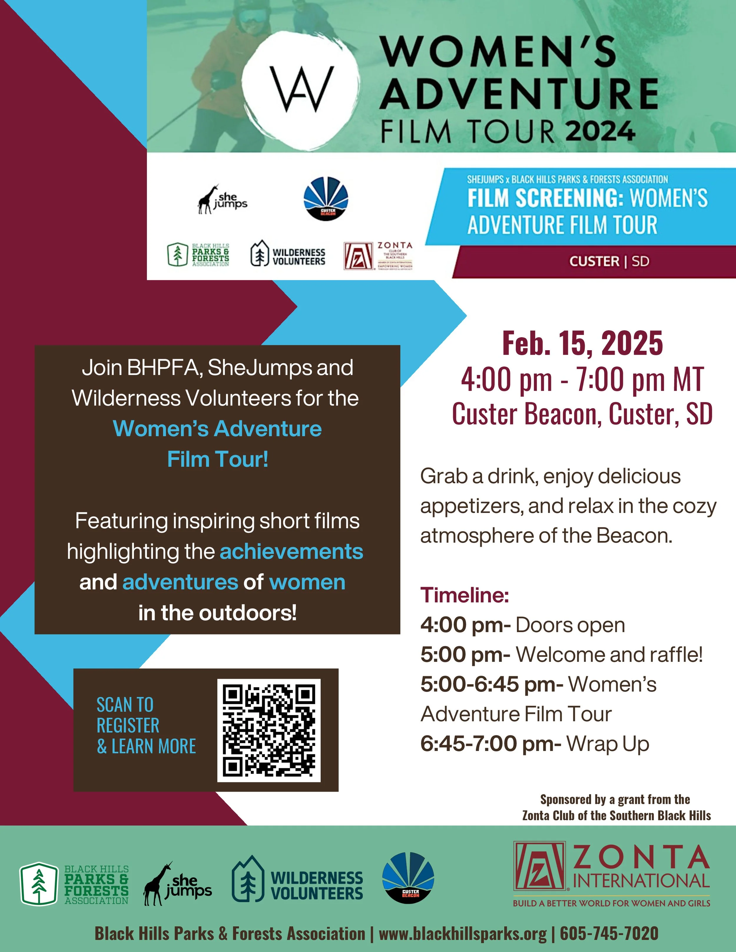 Women's Adventure Film Tour — The Custer Beacon