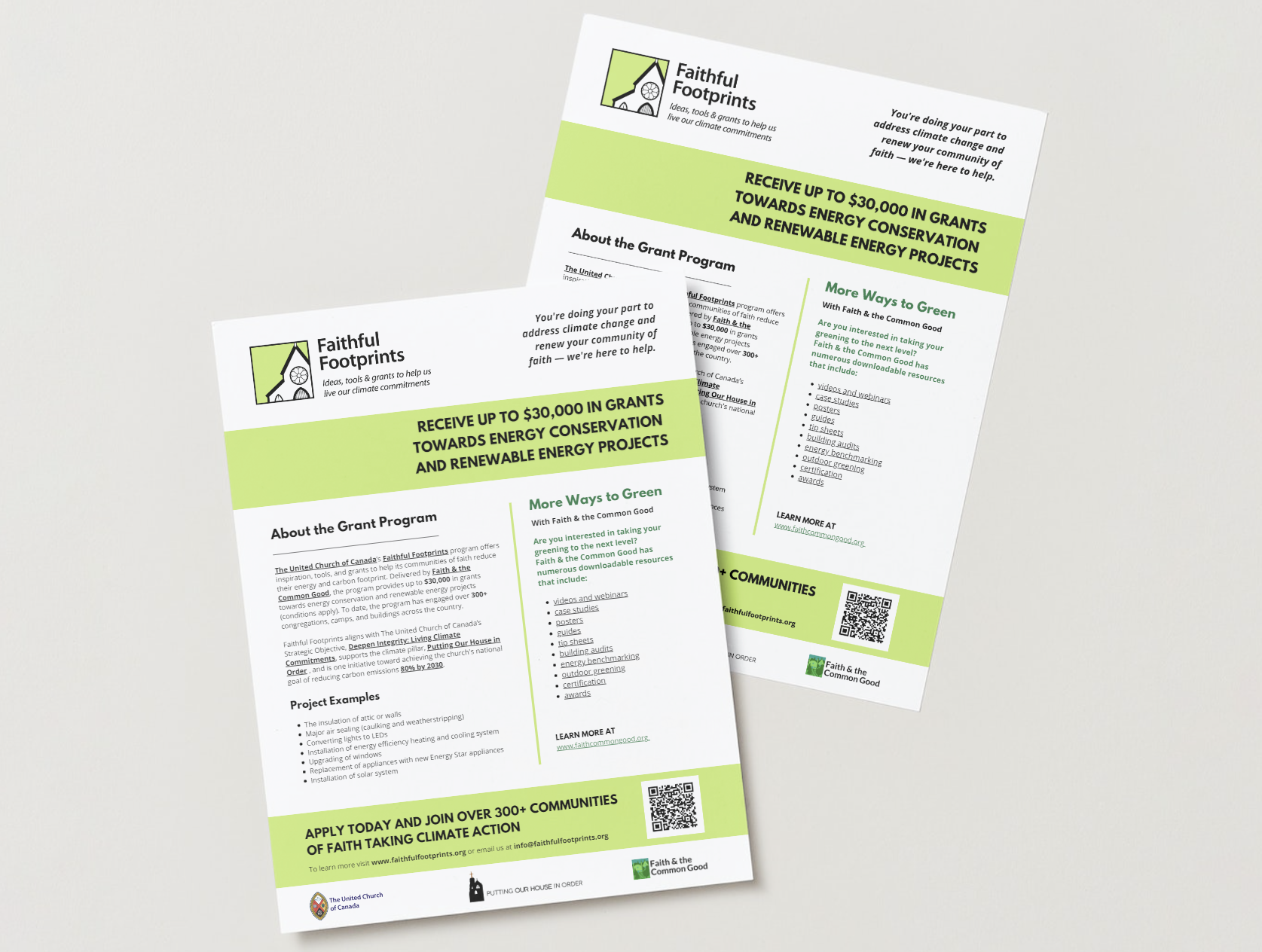 Promotional Material — Faithful Footprints