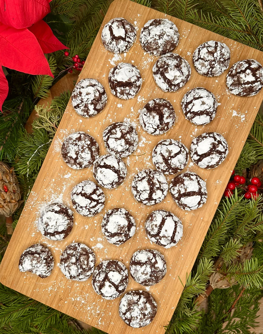 Chocolate Crinkle Cookies — Chouquette Kitchen