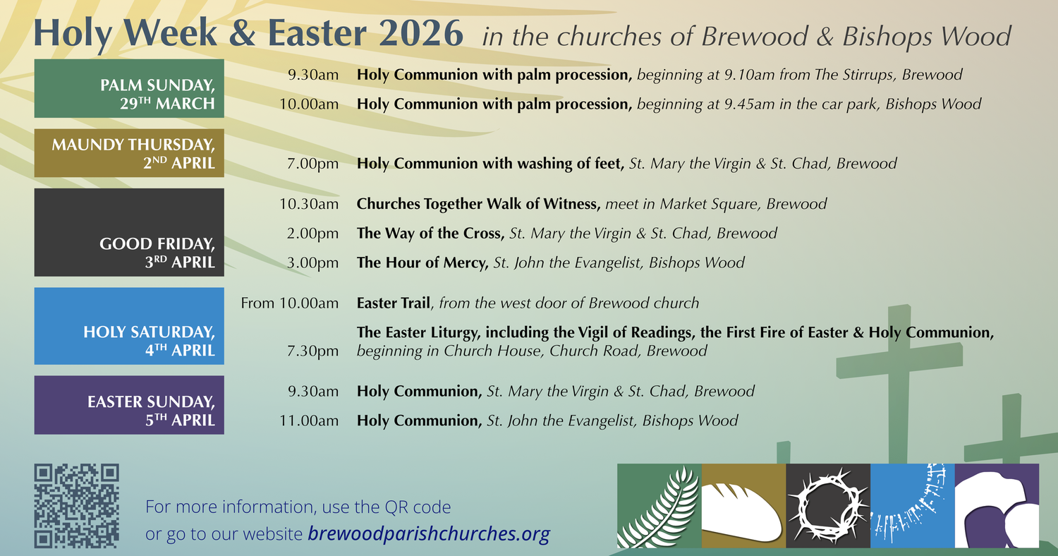 Holy Week & Easter 2026 — Brewood & Bishops Wood Churches
