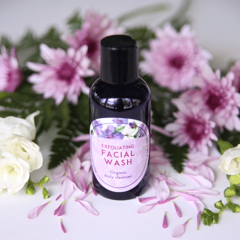 Exfoliating Facial Wash — Queen Bee Organic Skin Care