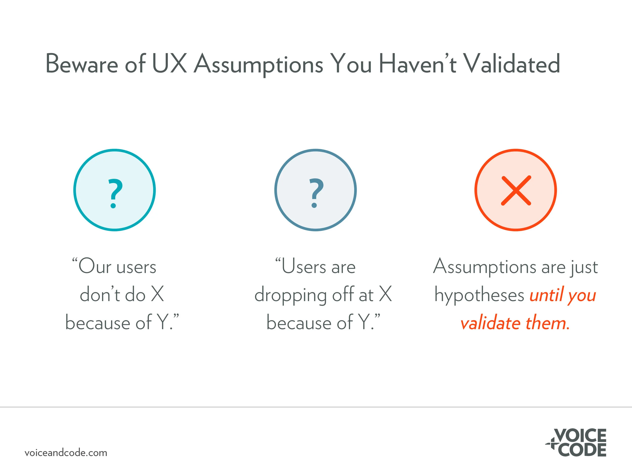 UX Best Practices: Beware of UX Assumptions You Haven’t Validated ...