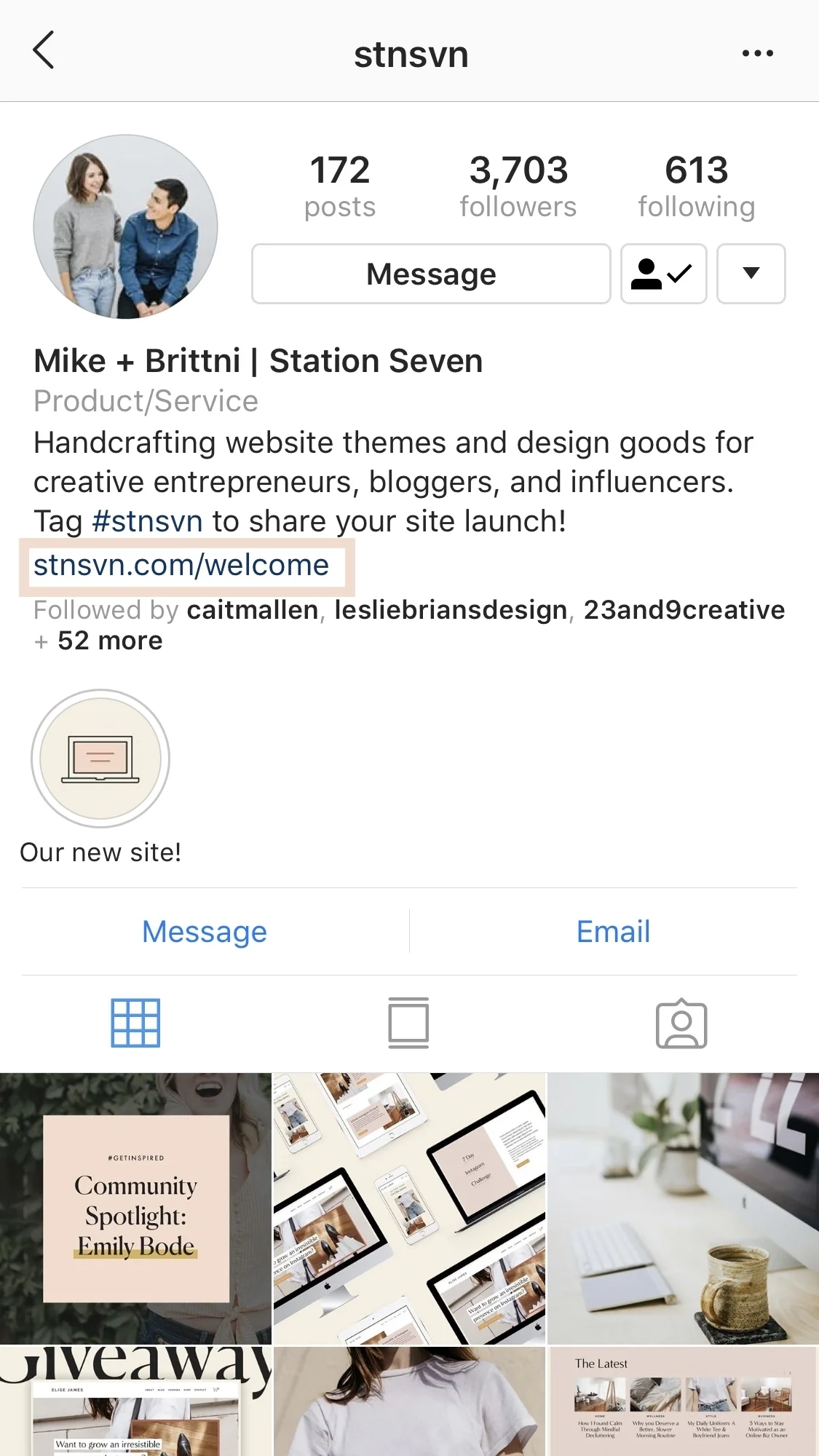 How to Create a 'Link in Bio' Page in Squarespace — Station Seven ...