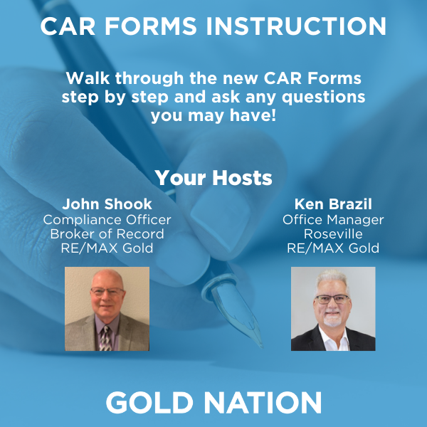 CAR Forms Instruction — Gold Nation News