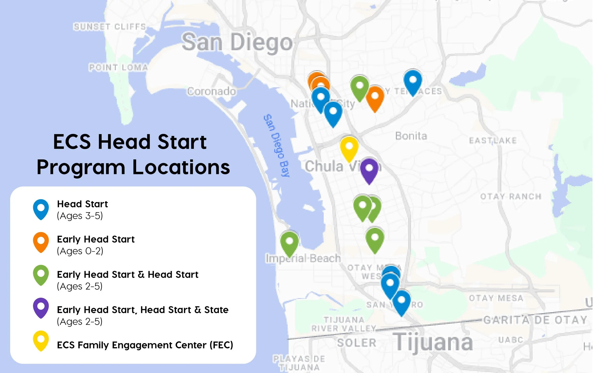 Head Start Locations — Episcopal Community Services
