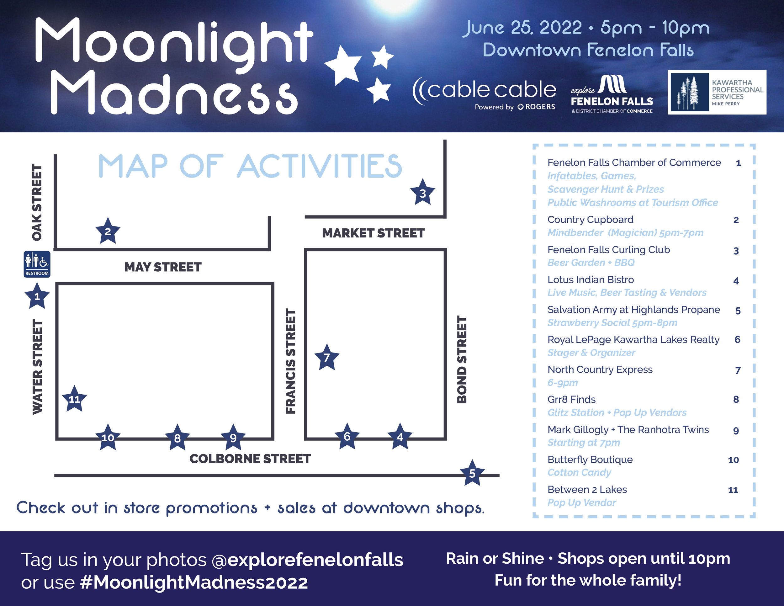 Moonlight Madness - Map and Scavenger Hunt Clue! — Fenelon Falls
