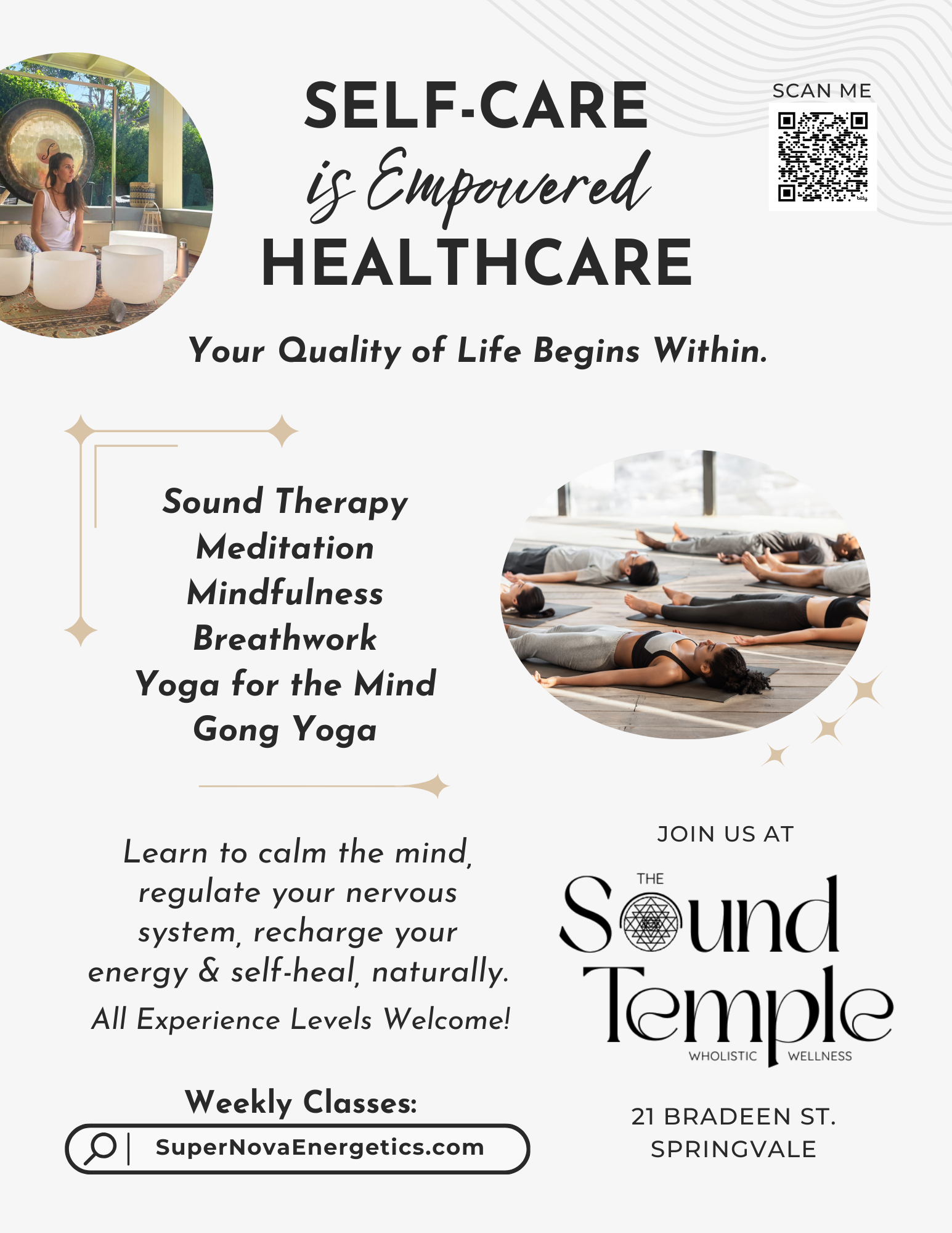 The Sound Temple BY — SuperNova Energetics