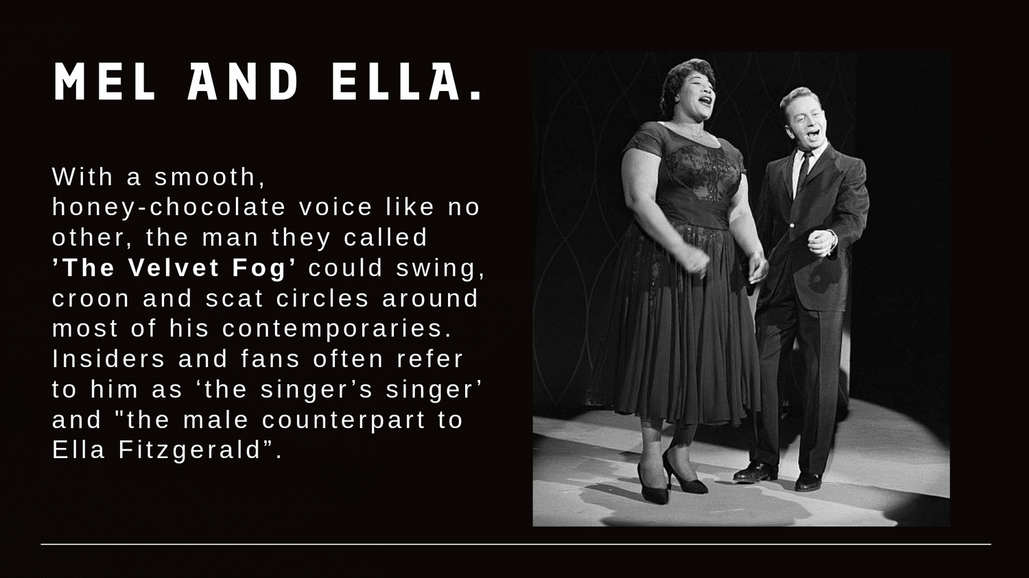 Mel Tormé 100 Project — James Tormé