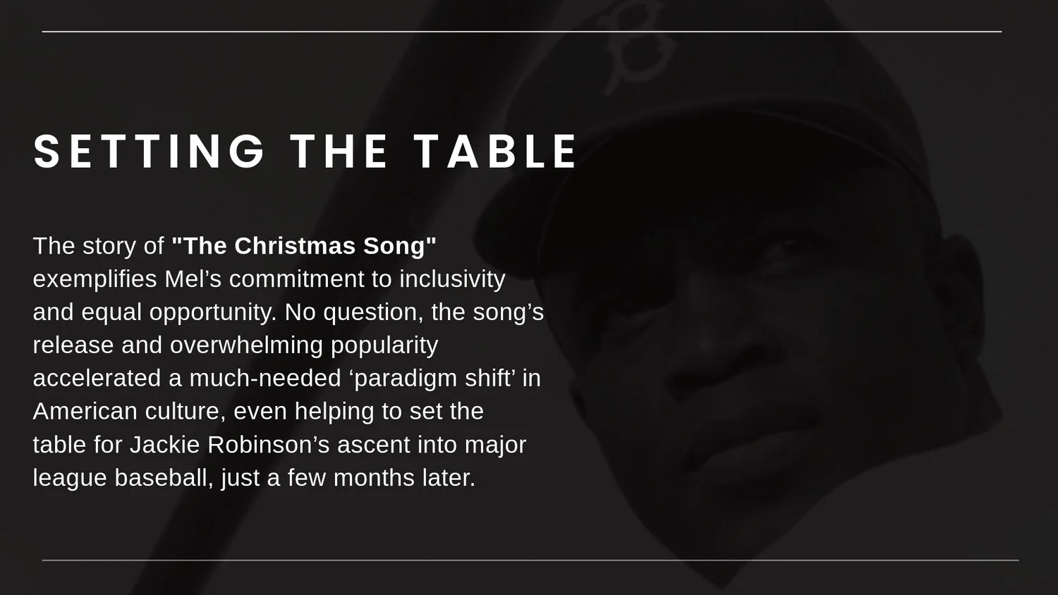 Mel Tormé 100 Project — James Tormé