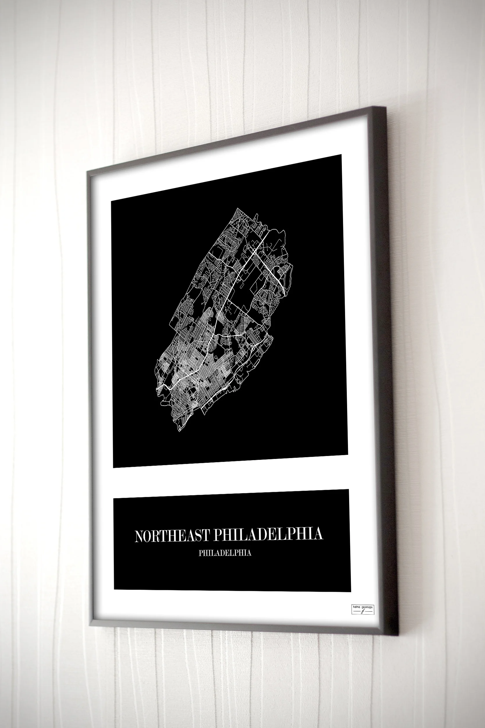 Map of Northeast Philadelphia — Halma Geomaps