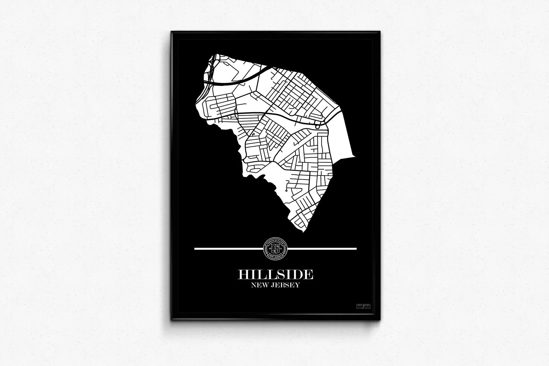Map of Hillside — Halma Geomaps