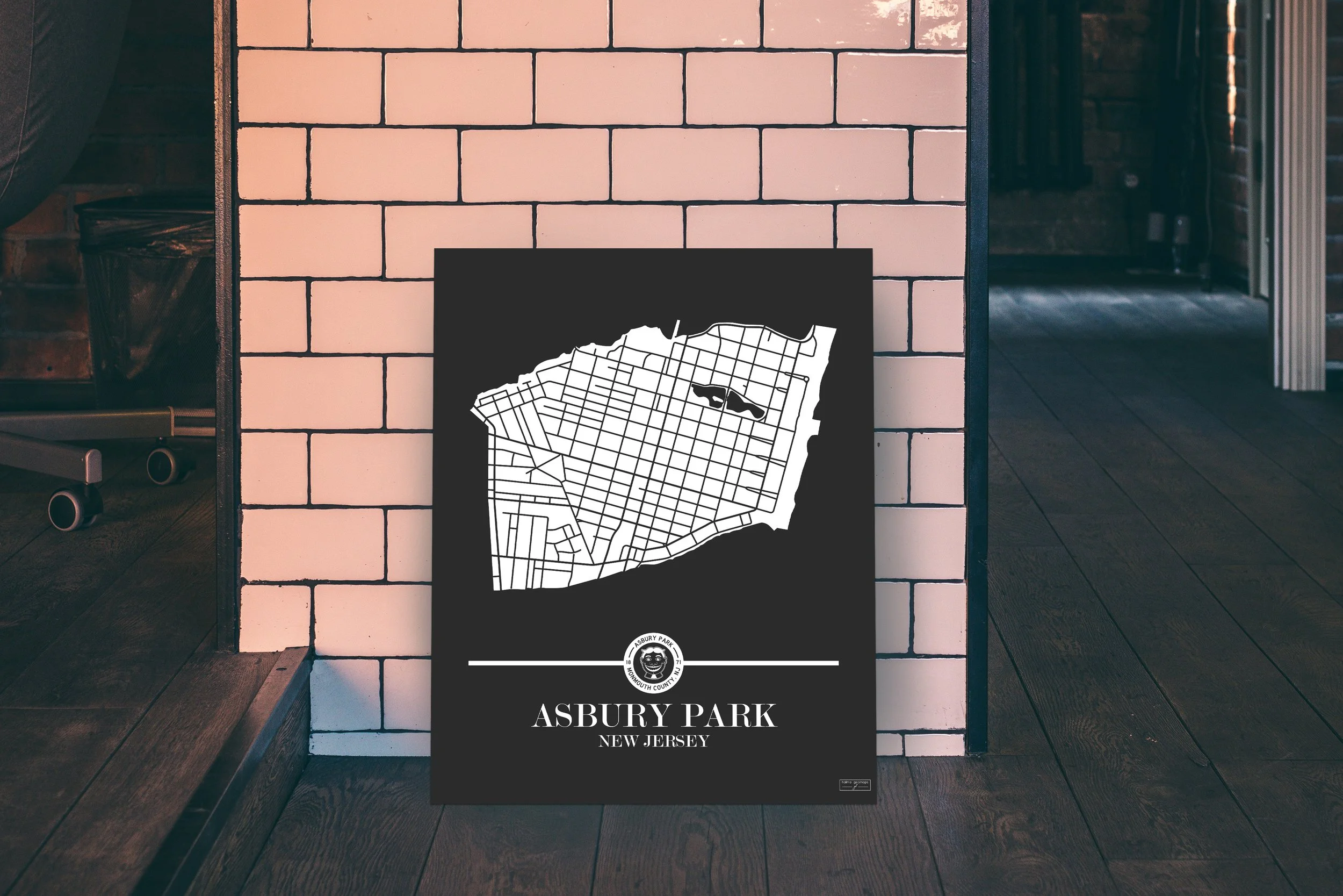 Map of Asbury Park — Halma Geomaps