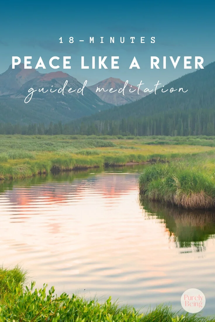 Peace Like a River — Purely Being Guided Meditations by Lucy Bee Love