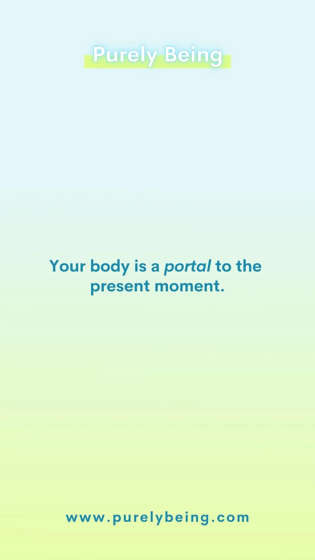 5-Minute Somatic Meditation | Be in Your Body — Purely Being Guided ...