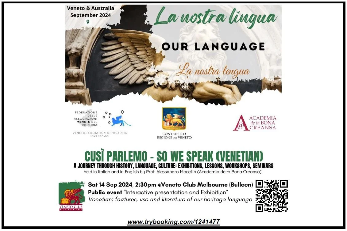 "La nostra lingua - Our language" — Veneto Club