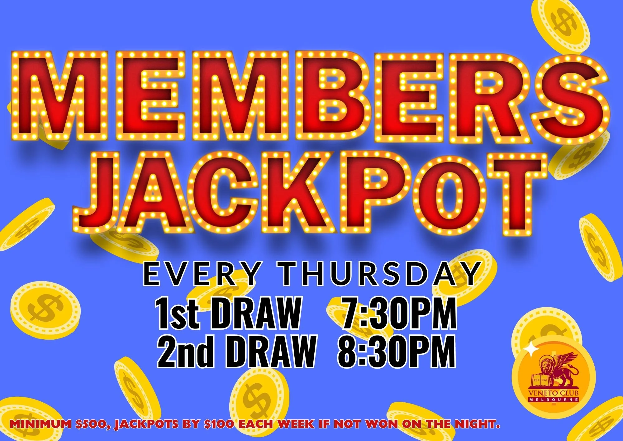 Member's Jackpot — Veneto Club