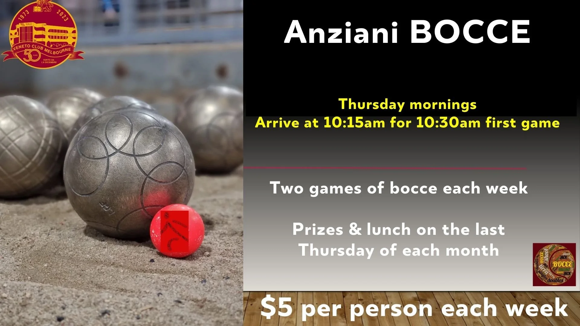 Bocce — Veneto Club