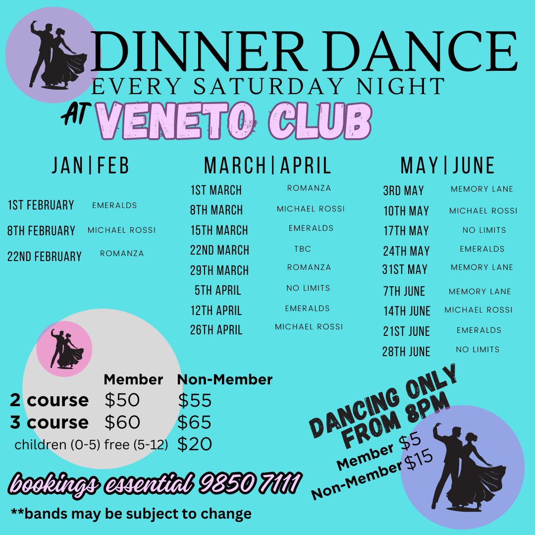 Regular Events — Veneto Club