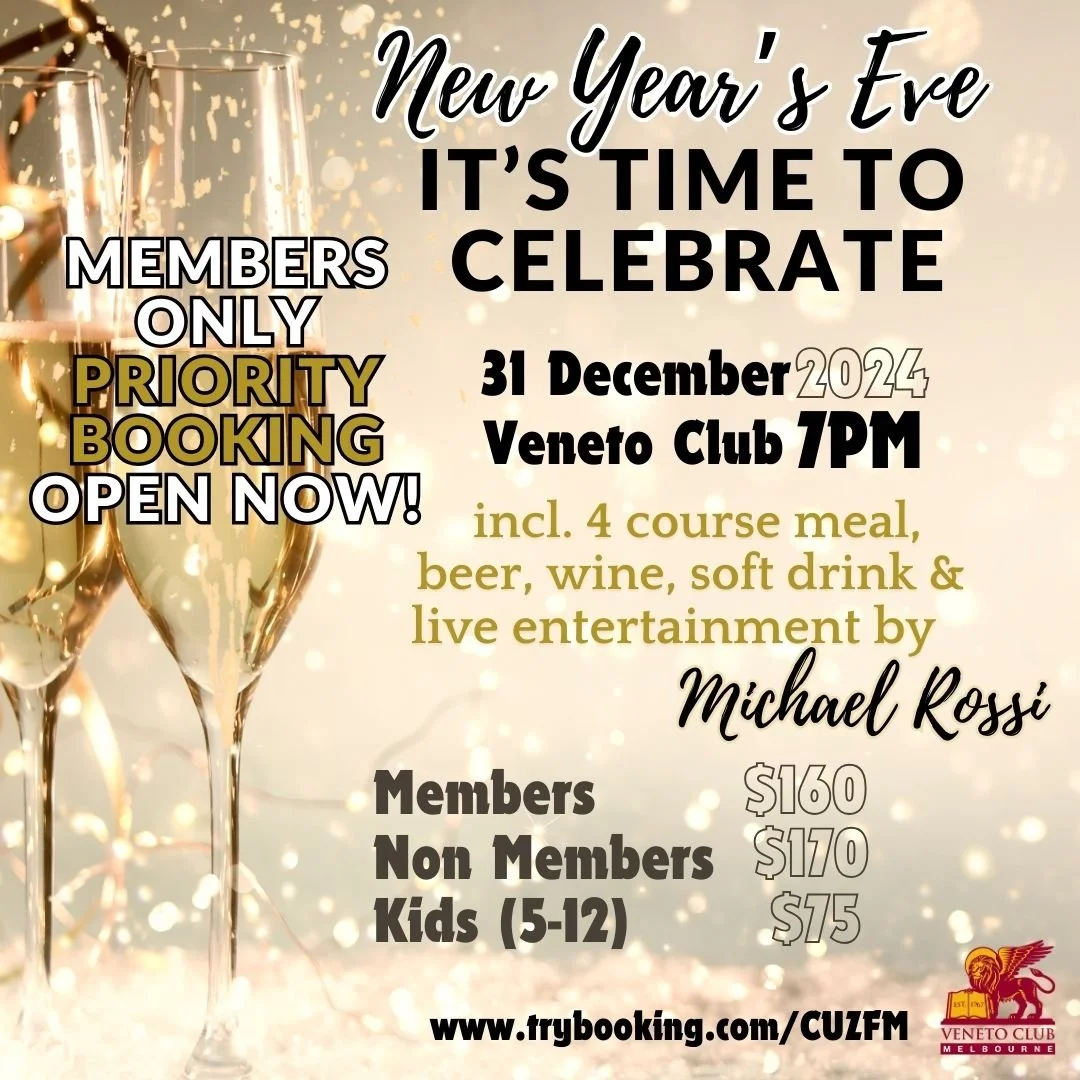 NEW YEAR'S EVE CELEBRATION — Veneto Club