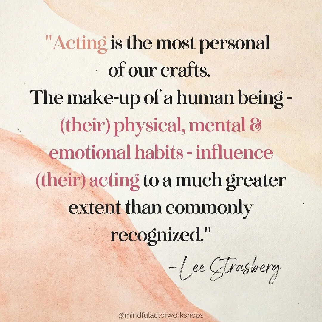 The Mindful Actor Workshops - Acting with the Chakras