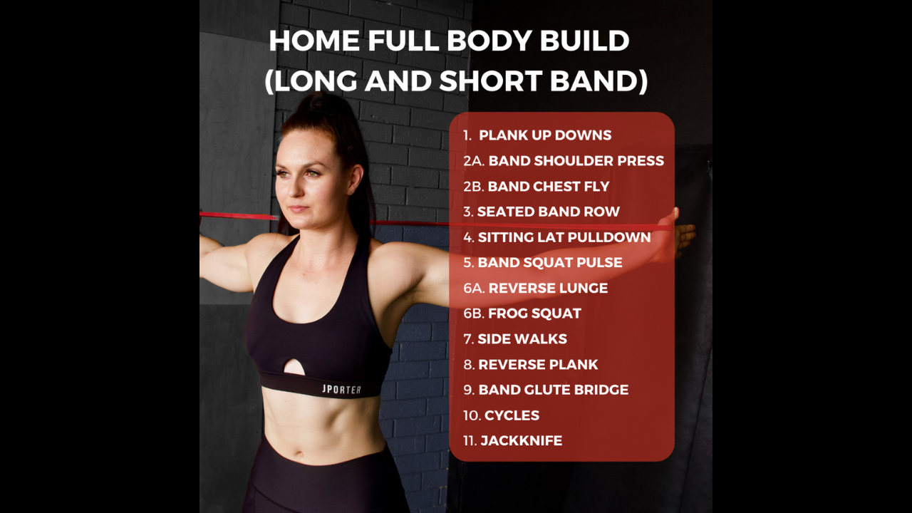 Home Full Body Build (Long and Short Band) — Powherful