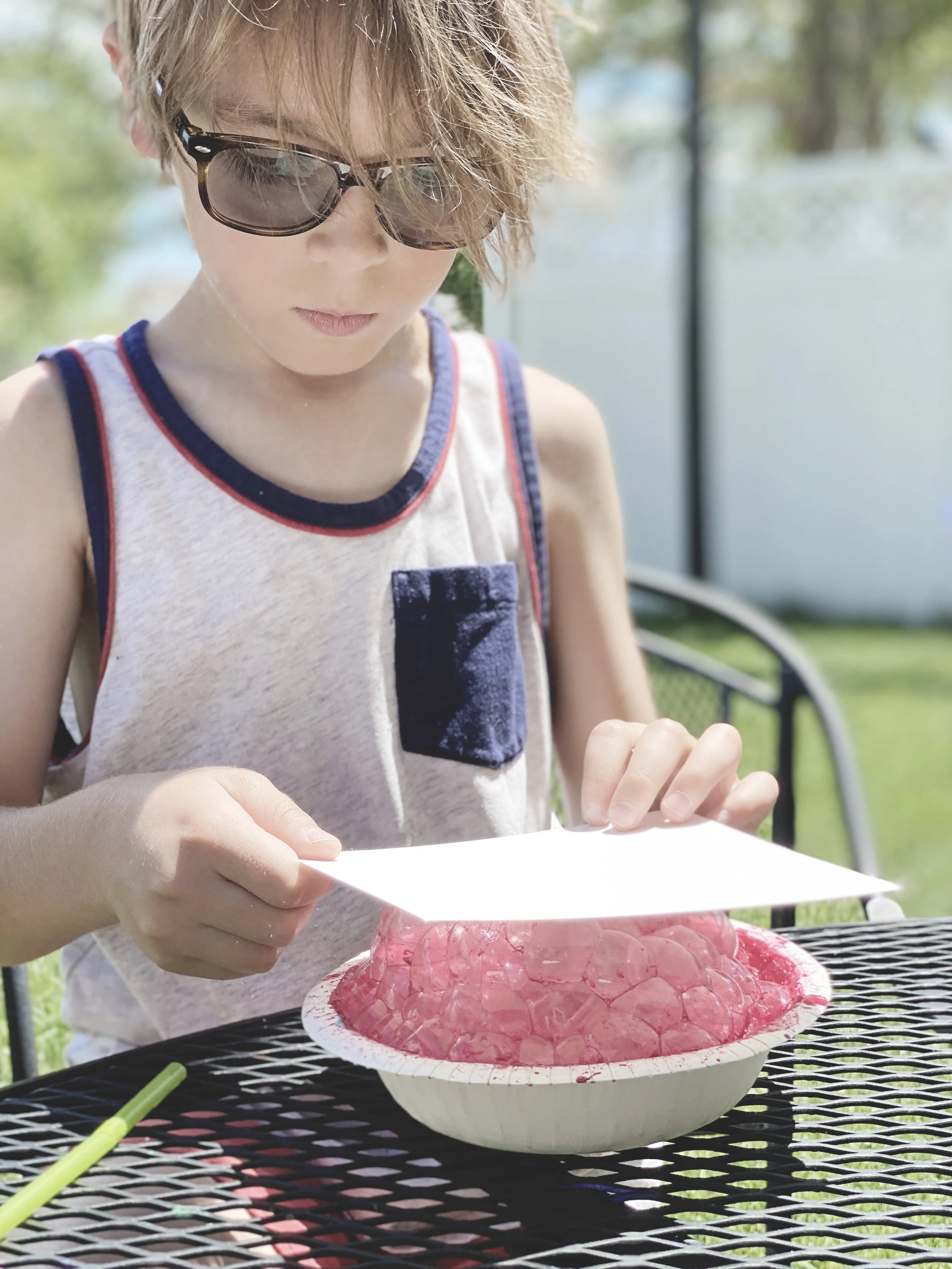 bubble printing — make fun