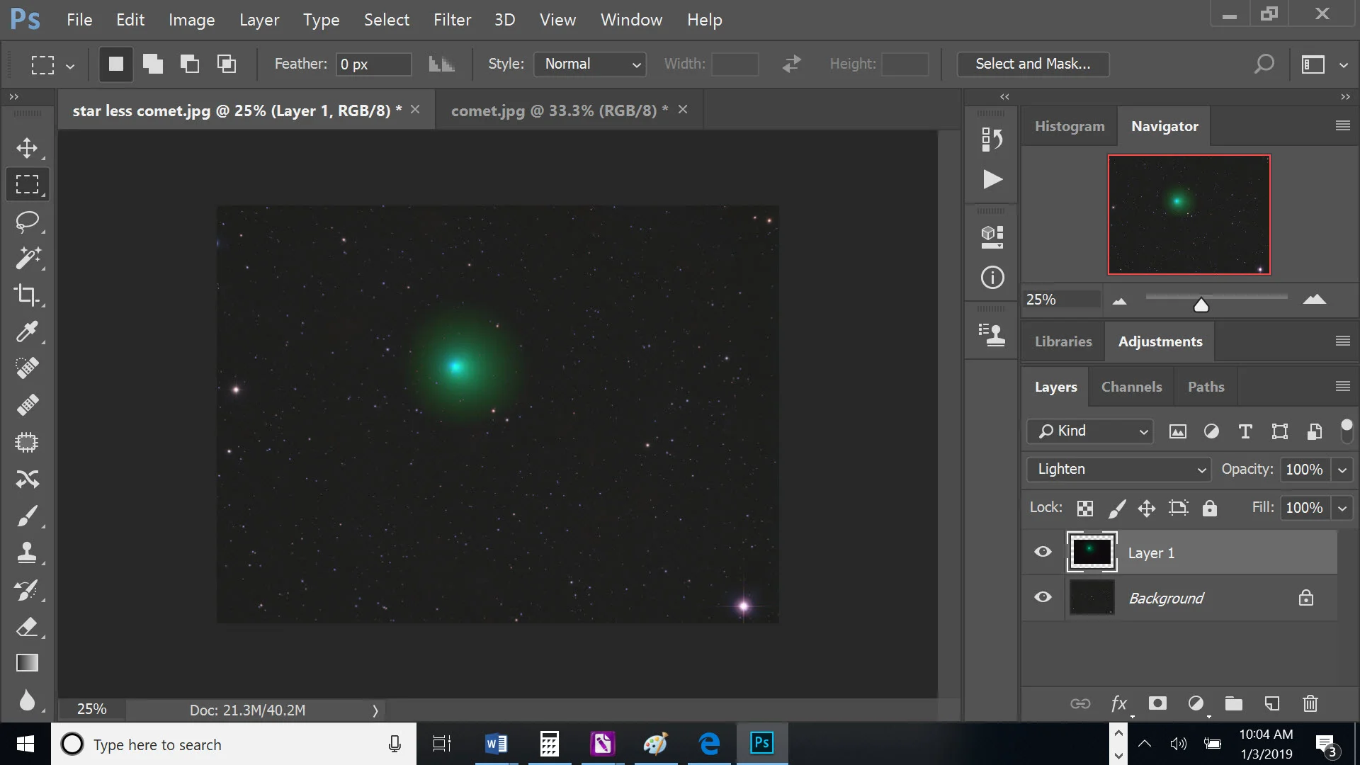 Comet Processing — TheAstroGazer