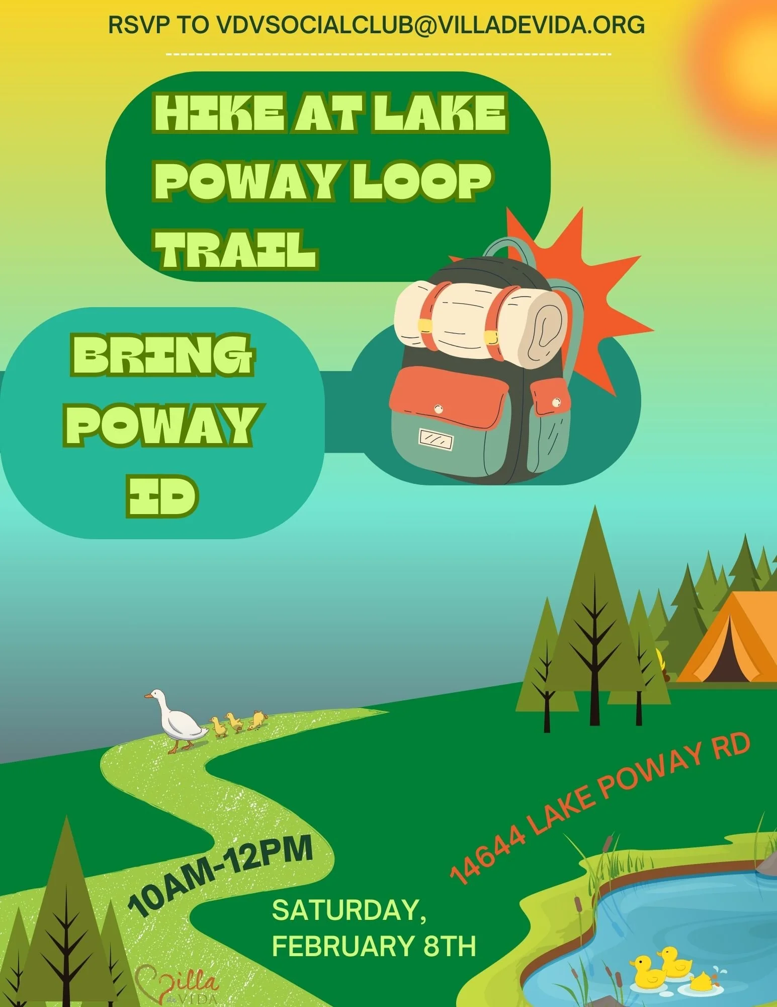 Hike at Lake Poway Loop Trail — Villa de Vida, Inc.