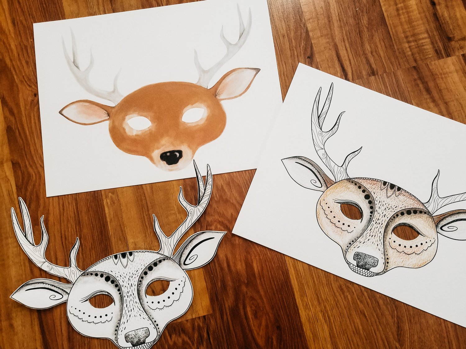 Deer Mask Printable