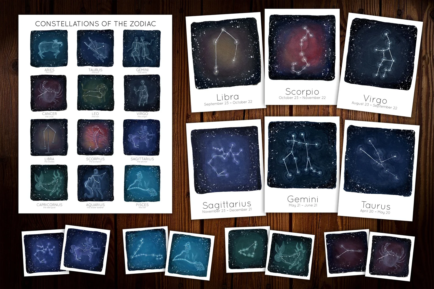 Zodiac flashcards 60 photos - Astrologytoyou.com