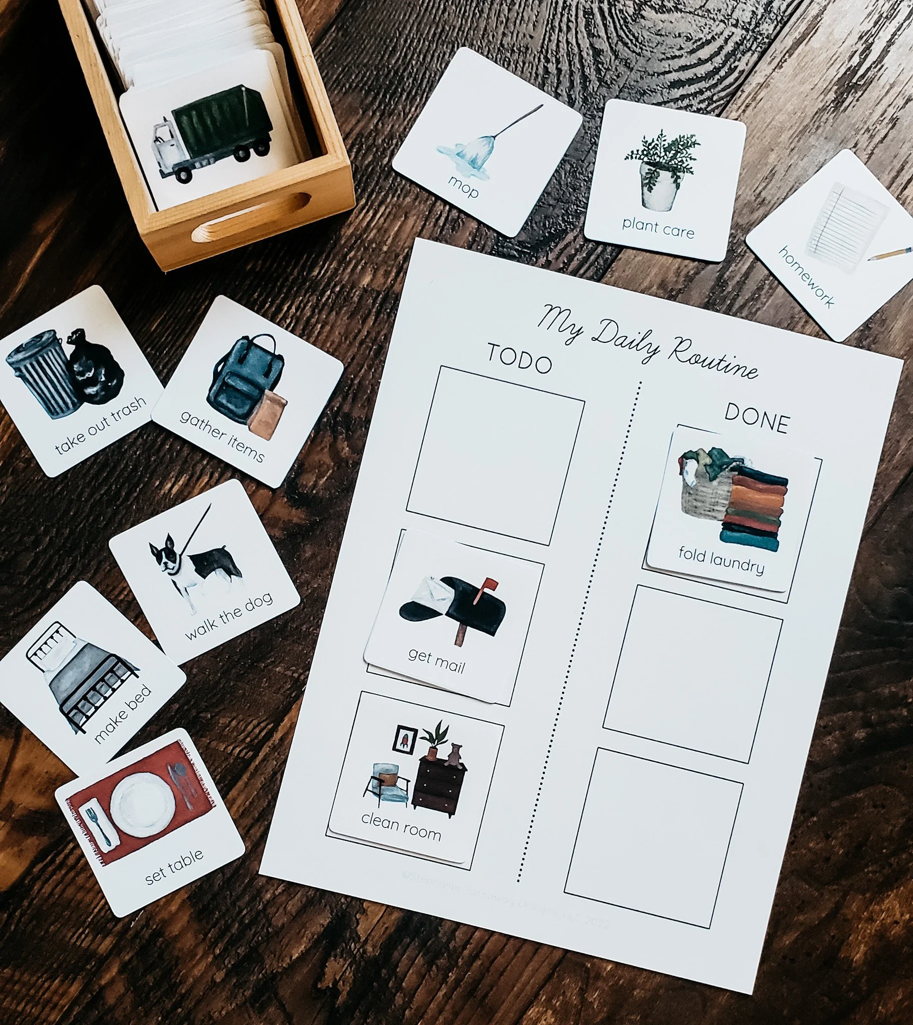 300+ Editable Daily Rhythm Cards — Stephanie Hathaway Designs