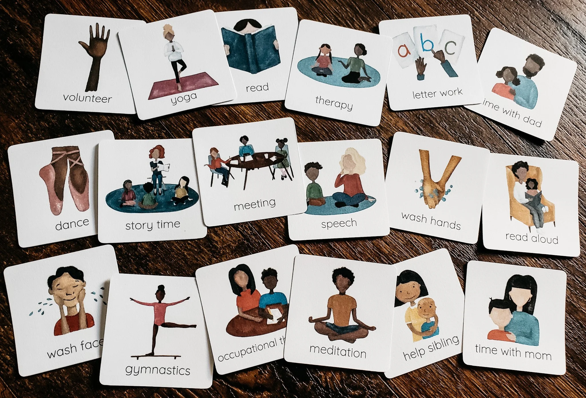 Daily Rhythm Cards — Stephanie Hathaway Designs