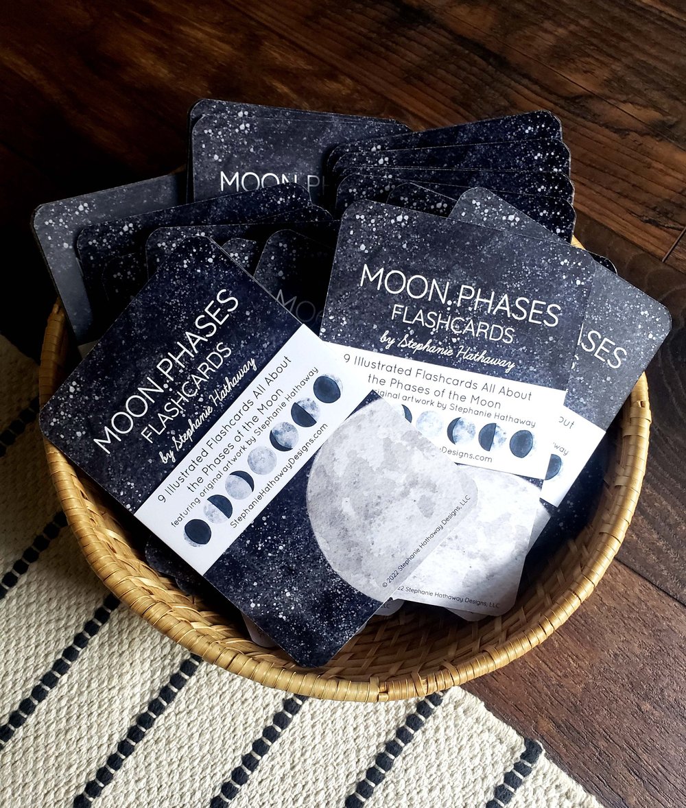 Solar System Flashcards, Set of 15 Cards — Stephanie Hathaway Designs