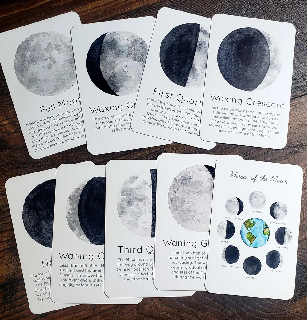 Solar System Flashcards, Set of 15 Cards — Stephanie Hathaway Designs
