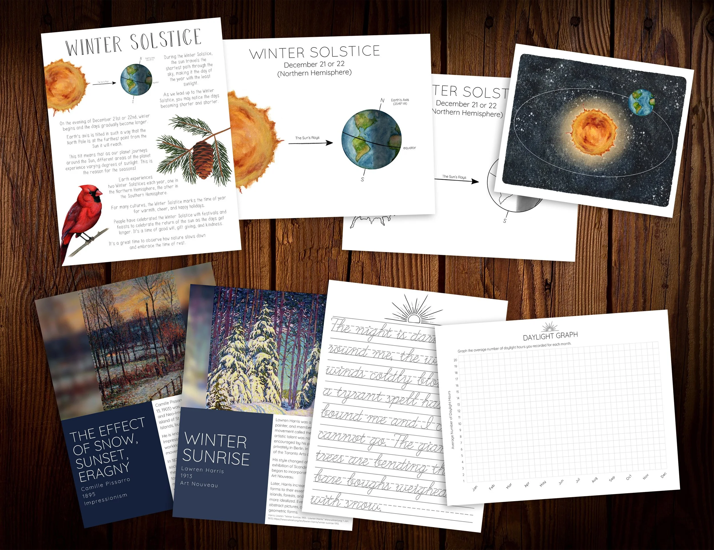 Winter Solstice Nature Study — Stephanie Hathaway Designs